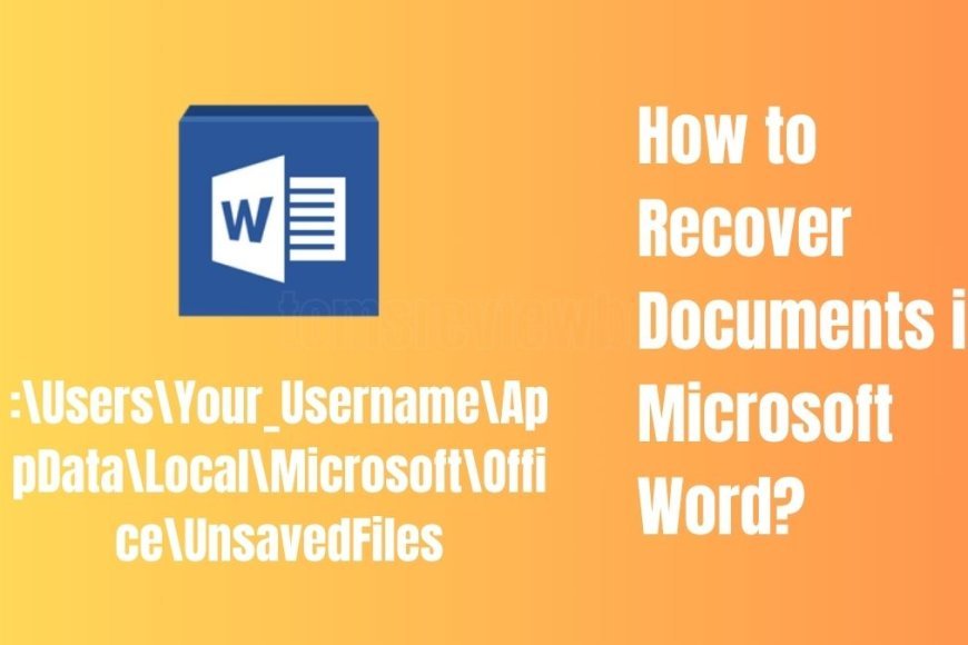 How to Recover Documents in Microsoft Word (With Step-by-Step ...